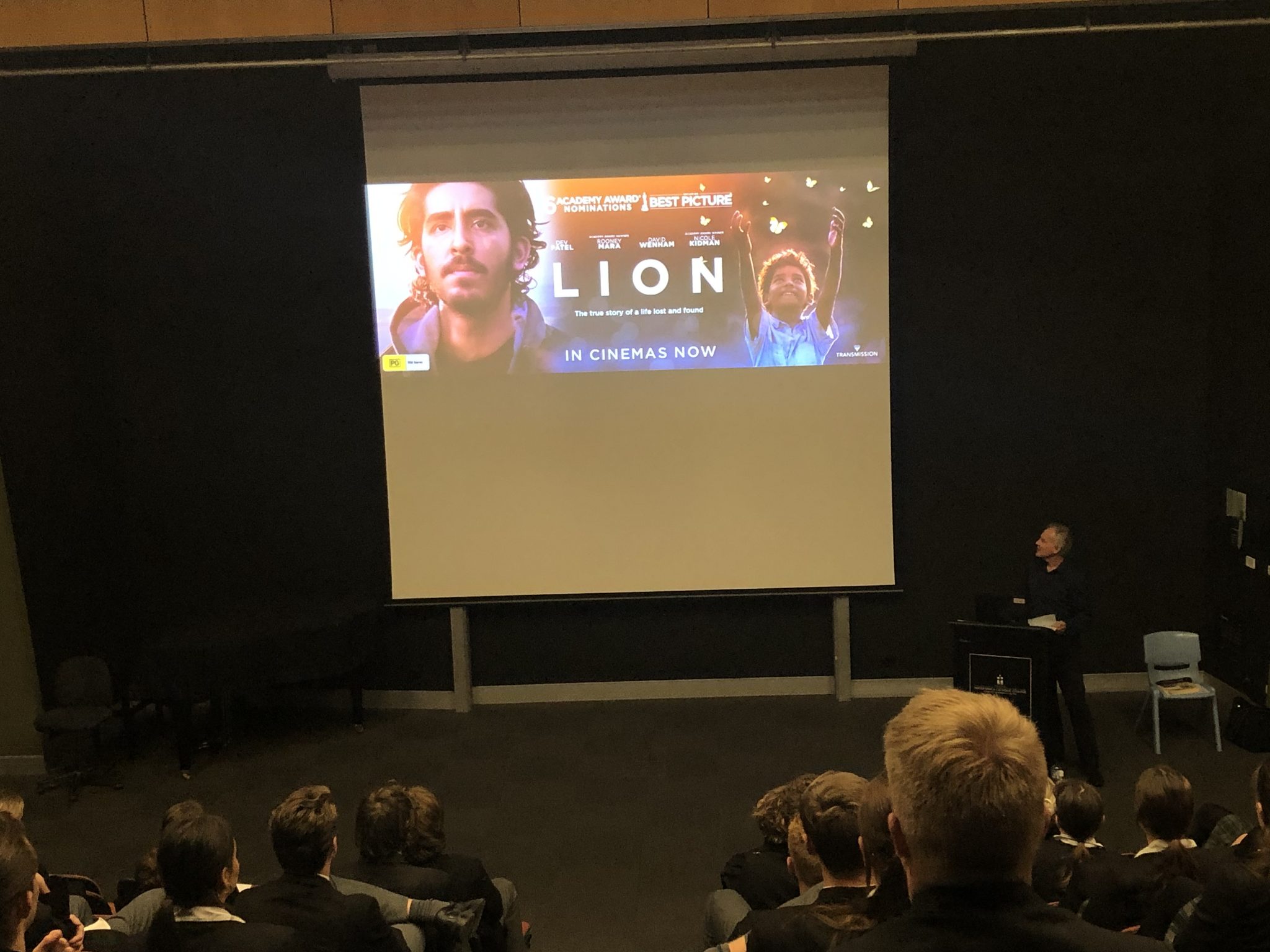 Andrew Fraser, producer of the film ‘Lion’ visits Mater Maria - Mater Maria